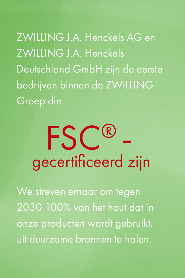 Duurzame producten en verpakkingen | ZWILLING.COM