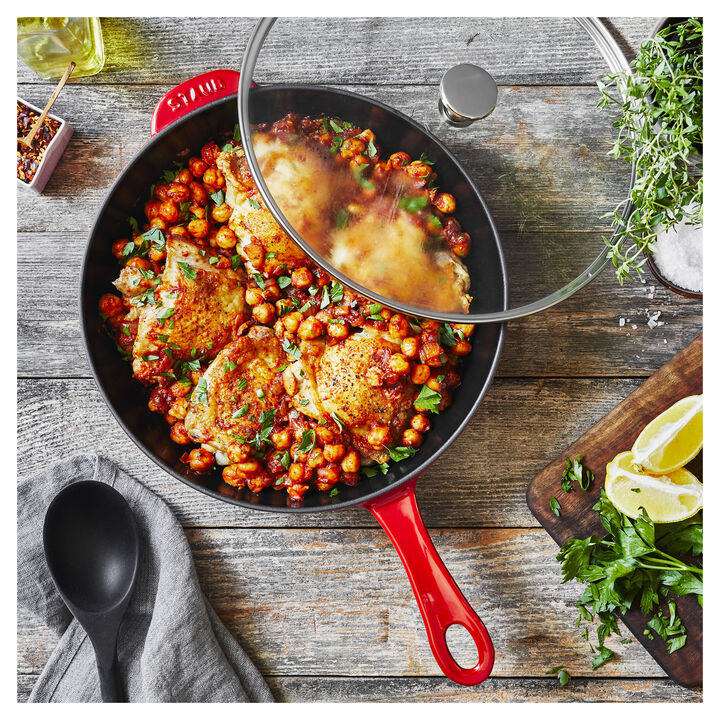 Buy Staub Pans Frying pan deep with glass lid | ZWILLING.COM