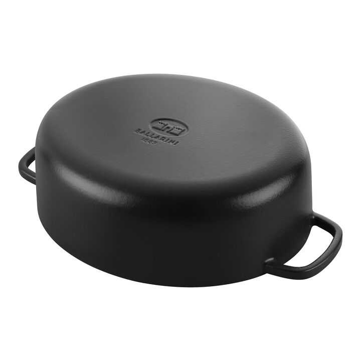 BALLARINI Bellamonte Cocotte 33 cm, oval, Schwarz, Gusseisen | ZWILLING.COM