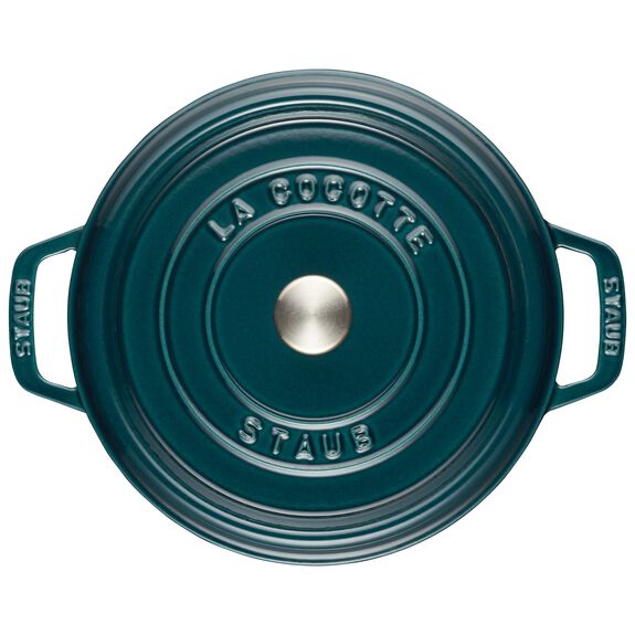 Staub La Cocotte Cocotte 24 cm, rund, La-Mer, Gusseisen | ZWILLING.COM