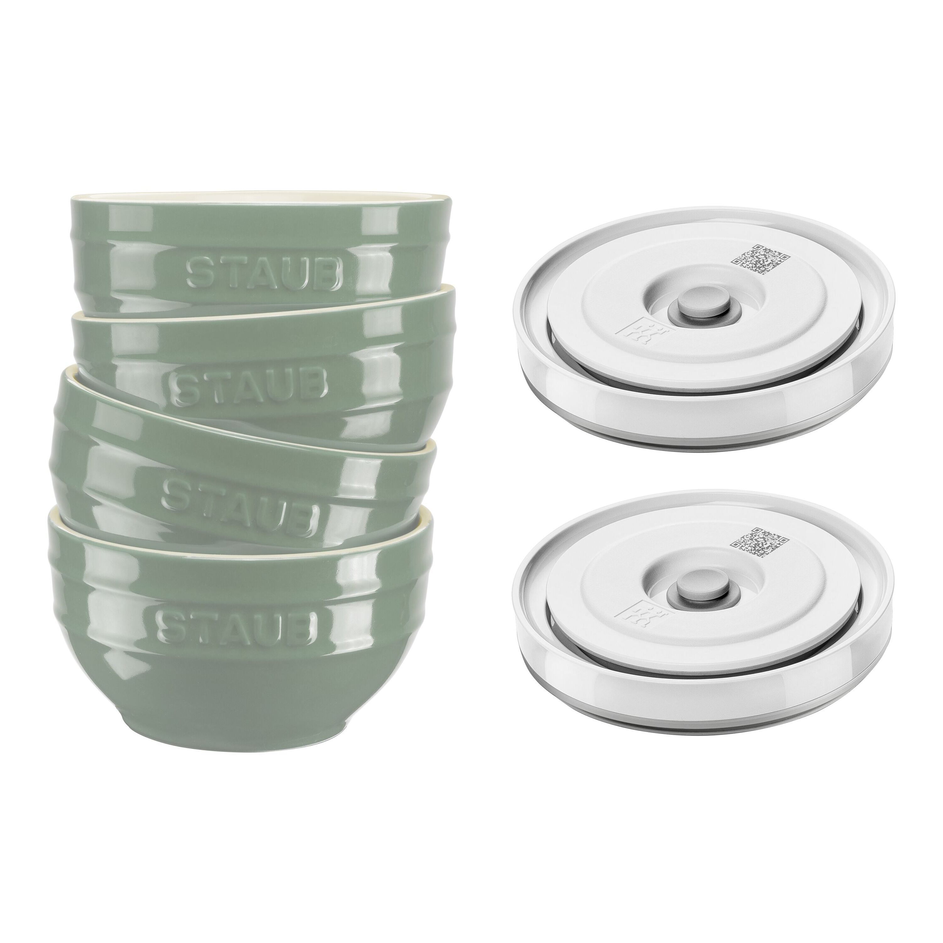ZWILLING Fresh & Save BOWLS Schüssel Set mit Vakuumdeckeln/6-Teilig ...