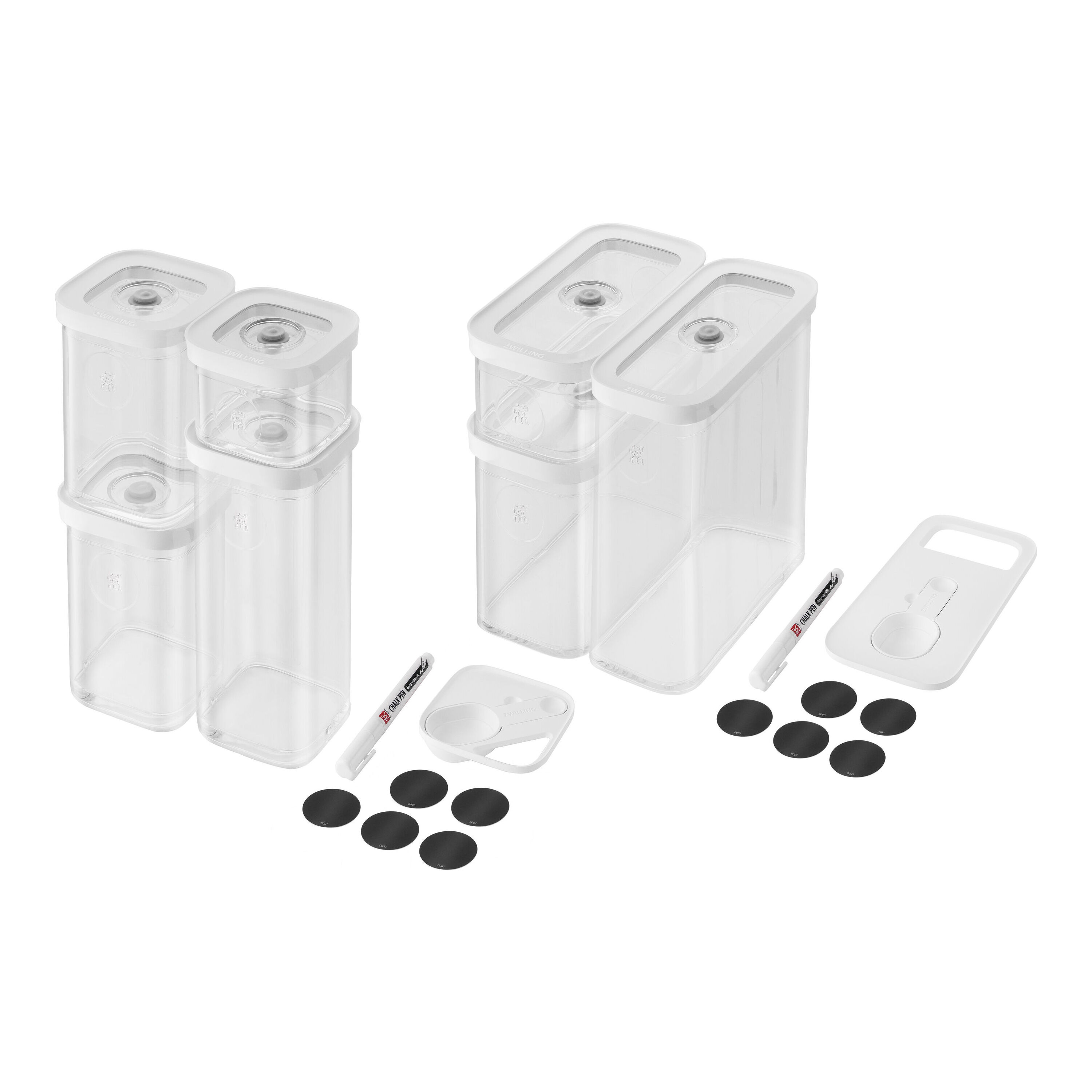 ZWILLING Cube Set S & M Boxen, transparent weiß / 11- TLG. | ZWILLING.COM