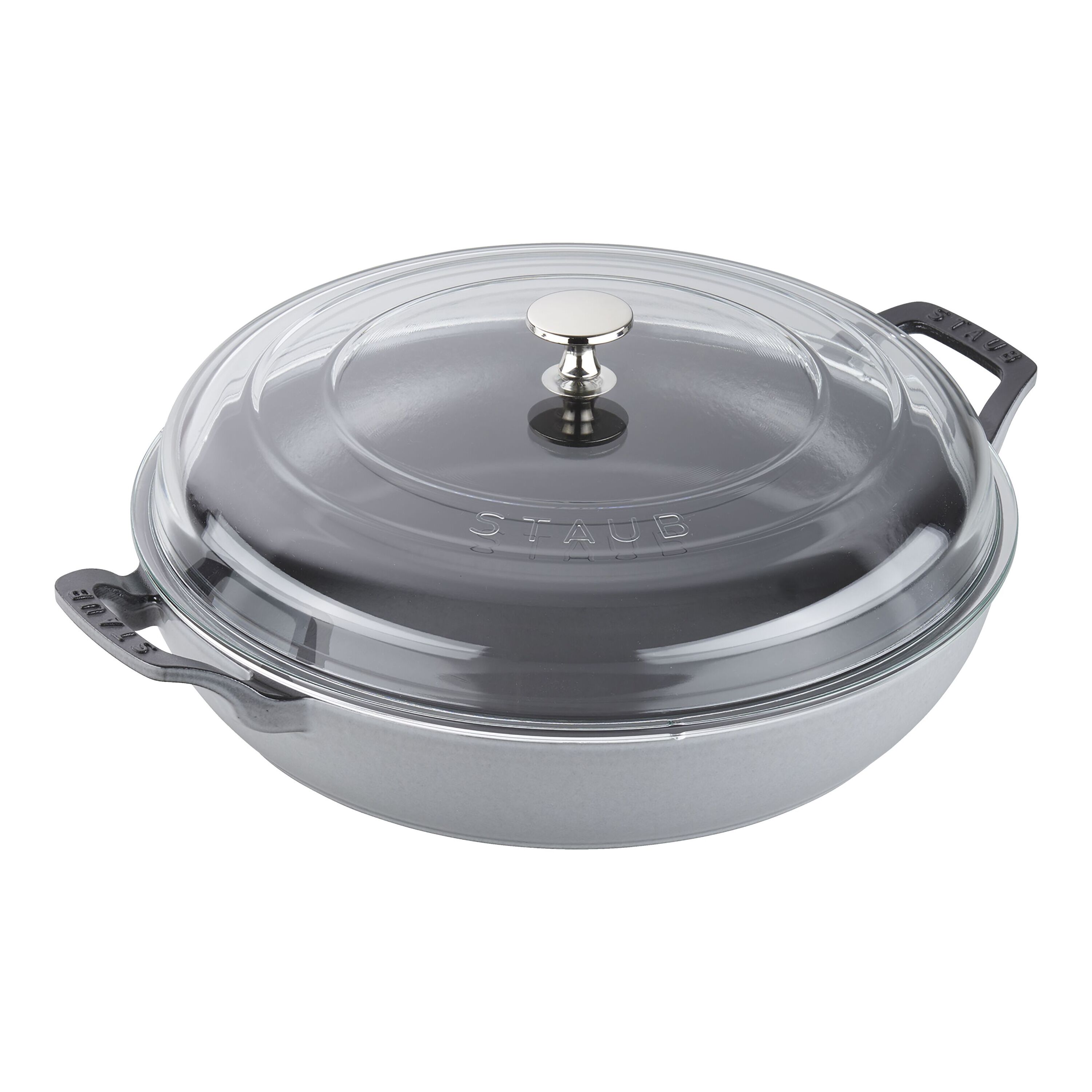 Buy Staub Cast Iron Saute pan with glass lid | ZWILLING.COM