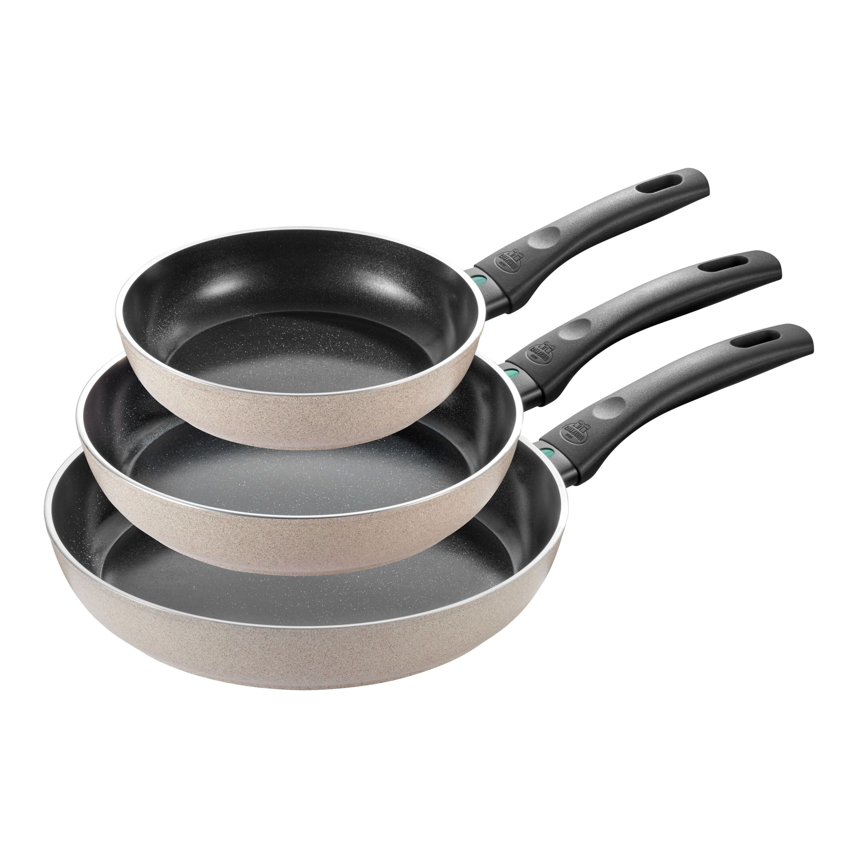 BALLARINI Ledro Bratpfannenset, 3-tlg. / 20/24/28 cm, Beige, Aluminium ...