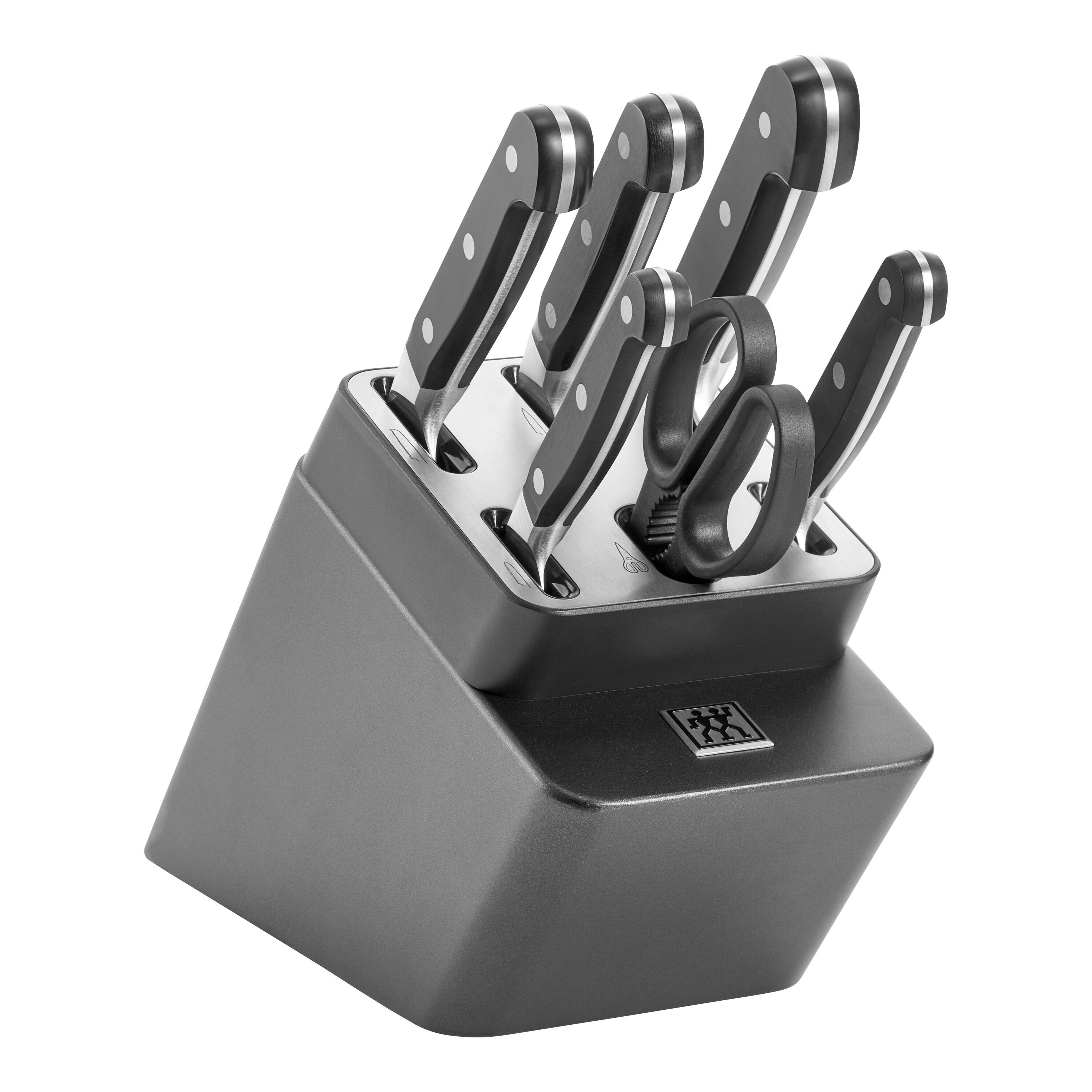 ZWILLING Pro 7-tlg, Selbstschärfender Messerblock, Anthrazit | ZWILLING.COM